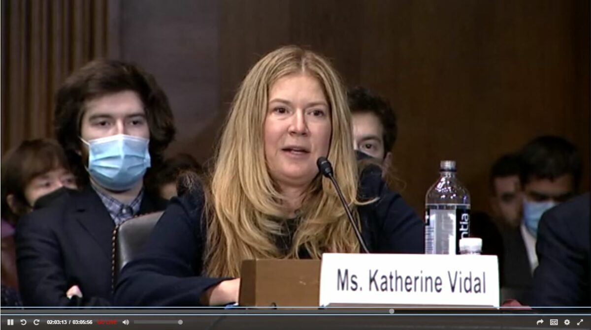 Kathi Vidal USPTO Nomination – US Inventor